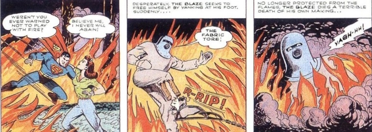 Superman in “The Blaze” – The Avocado